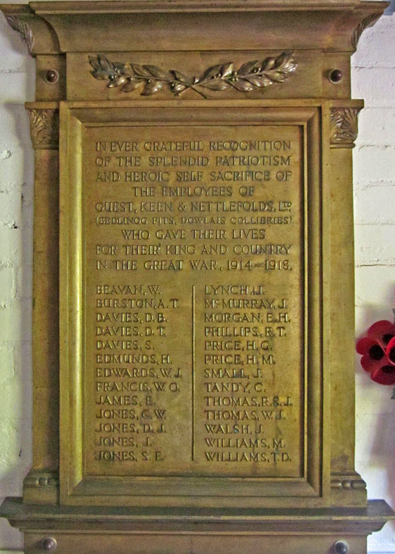 Plaques – Gelligaer Historical Society