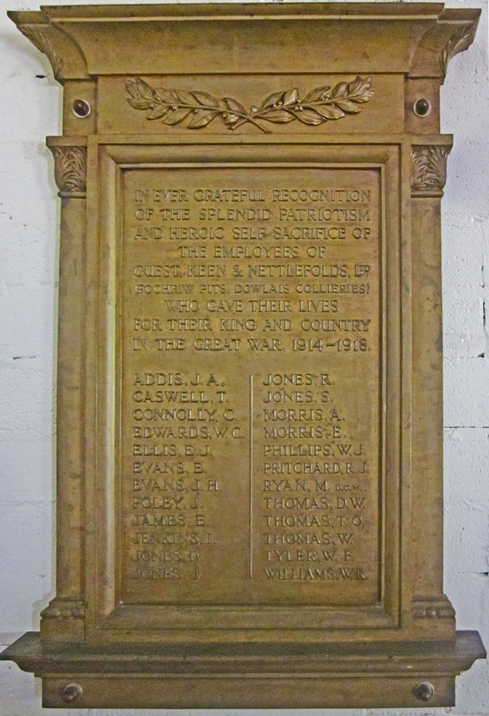 Plaques – Gelligaer Historical Society